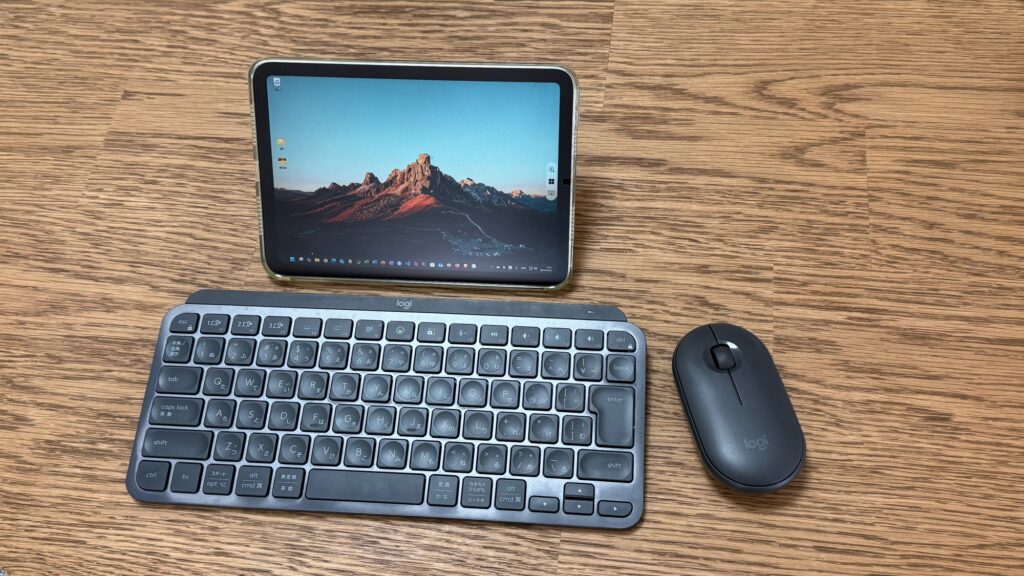 iPad miniとMX Keys miniで作るミニマルデスクトップ環境（リモートデスクトップも） | きなこぱん